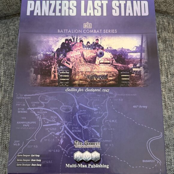 Multi-Man Publishing | Games | Panzers Last Stand Battles For Budapest ...